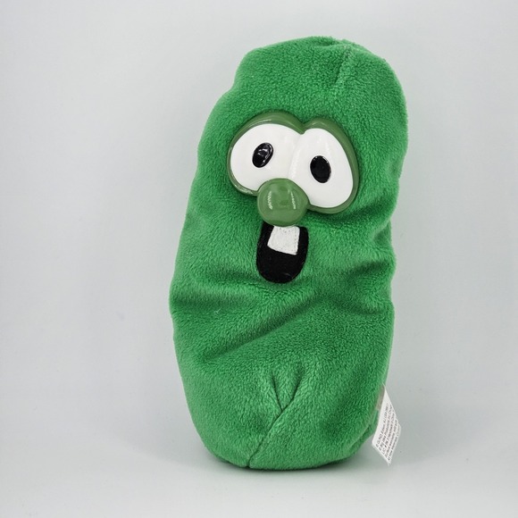 Gund | Toys | Vintage Larry The Cucumber Veggie Tales Beanie Plush Gund ...